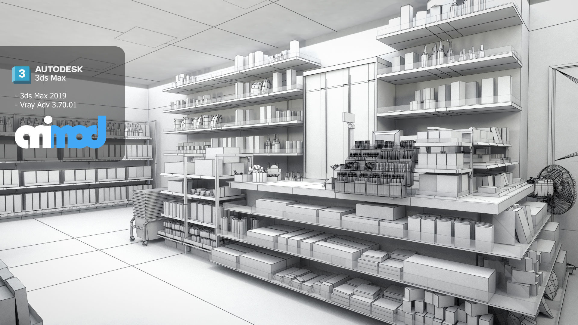 Grocery Store 3D model | CGTrader