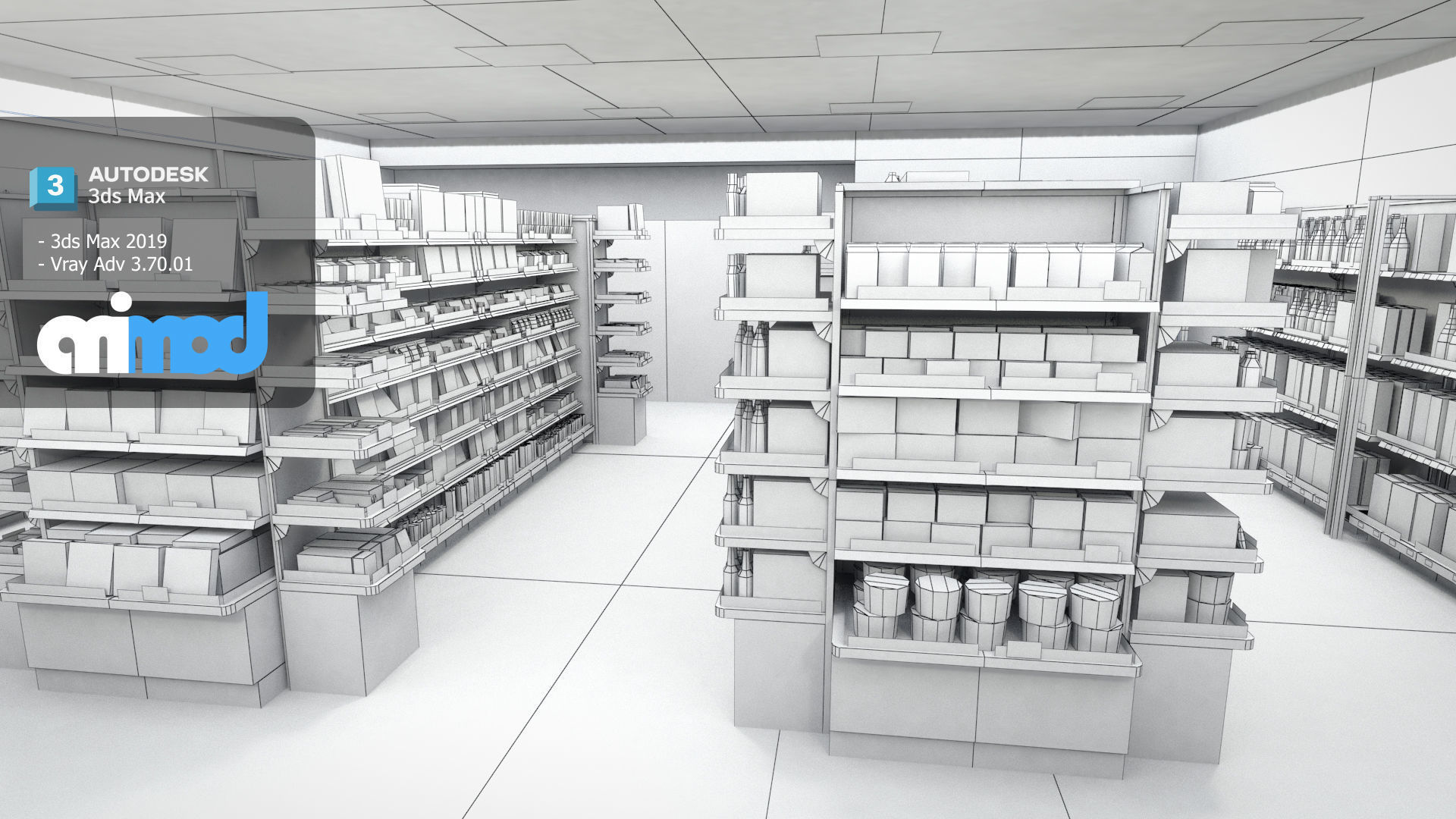 Grocery Store 3D model | CGTrader