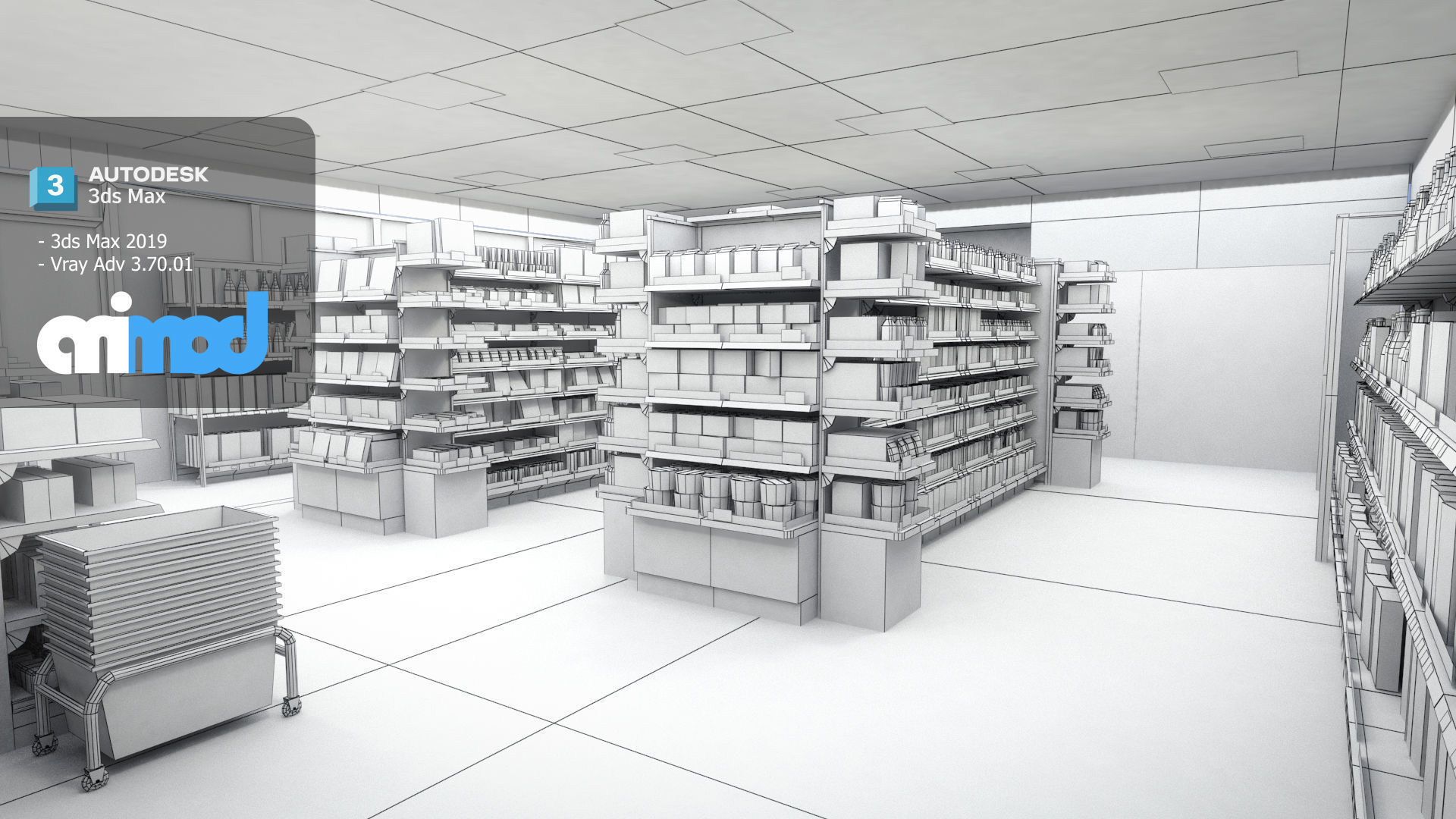 Grocery Store 3D model | CGTrader