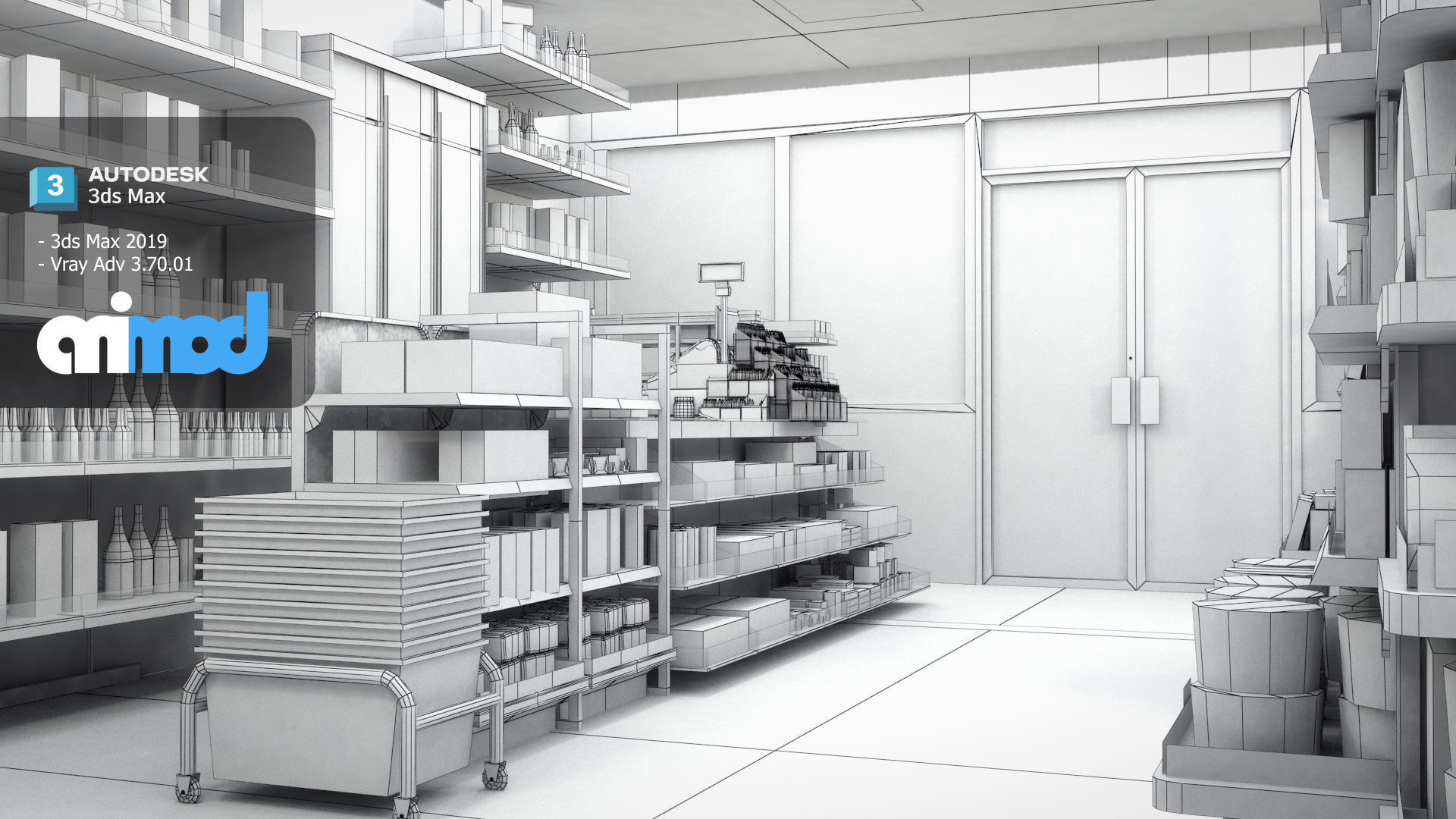 Grocery Store 3D model | CGTrader
