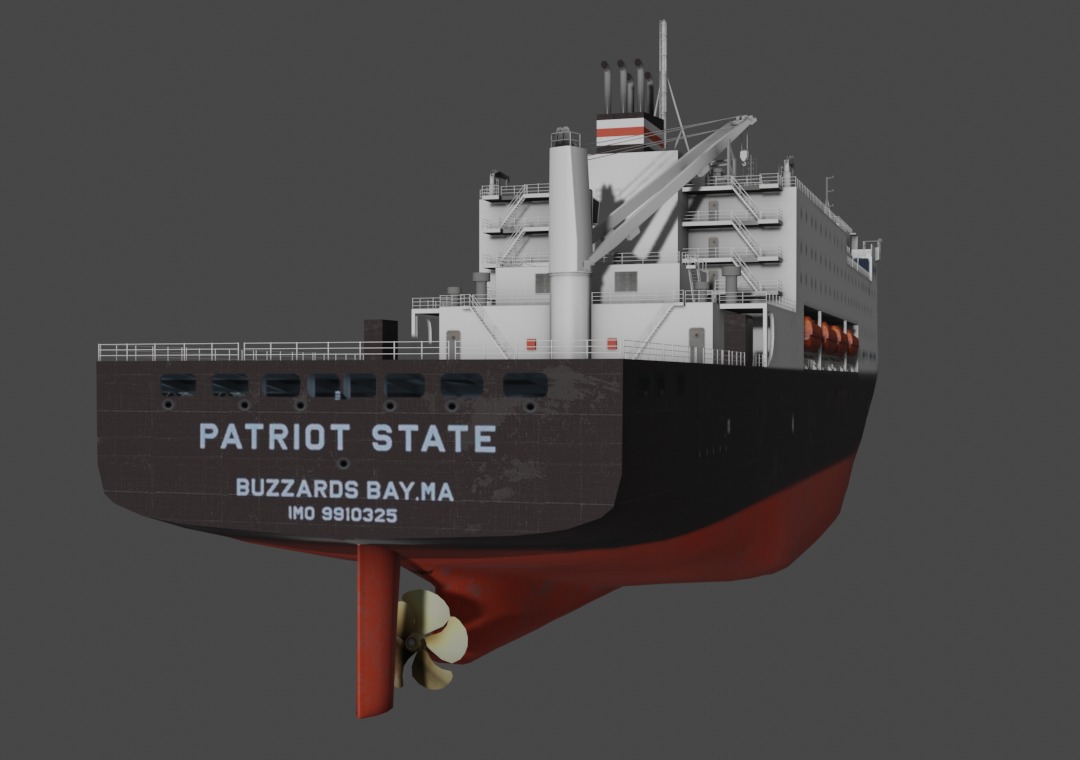 3D model Training Ship PATRIOT STATE 3D model VR / AR / low-poly | CGTrader