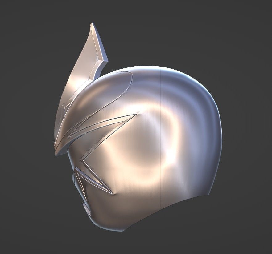 Power Rangers Dino Thunder White Ranger Abarekiller helmet 3D model 3D ...