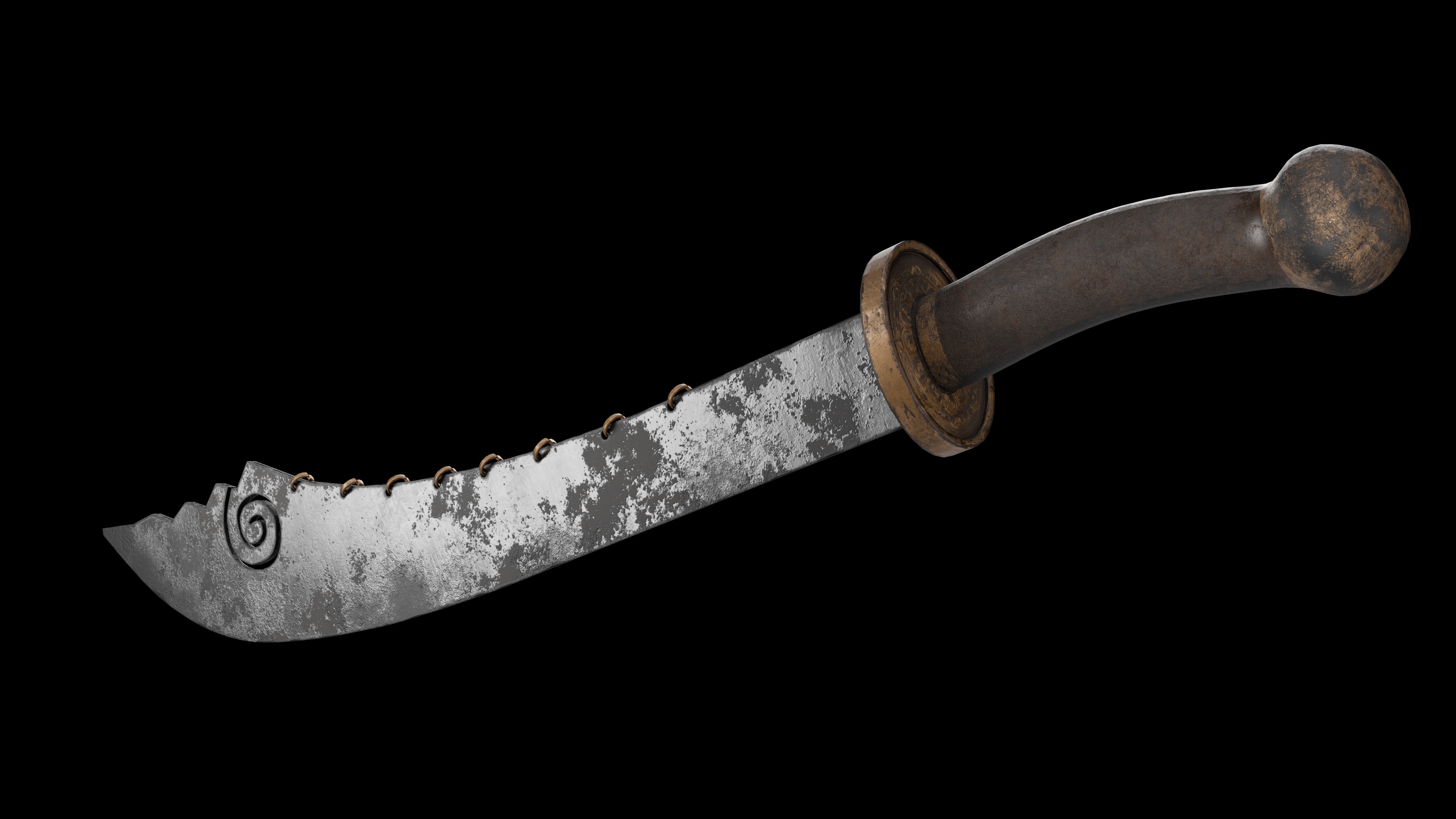 Dao Sword model weapon equipment 4k and 2k Free model free 3D model ...