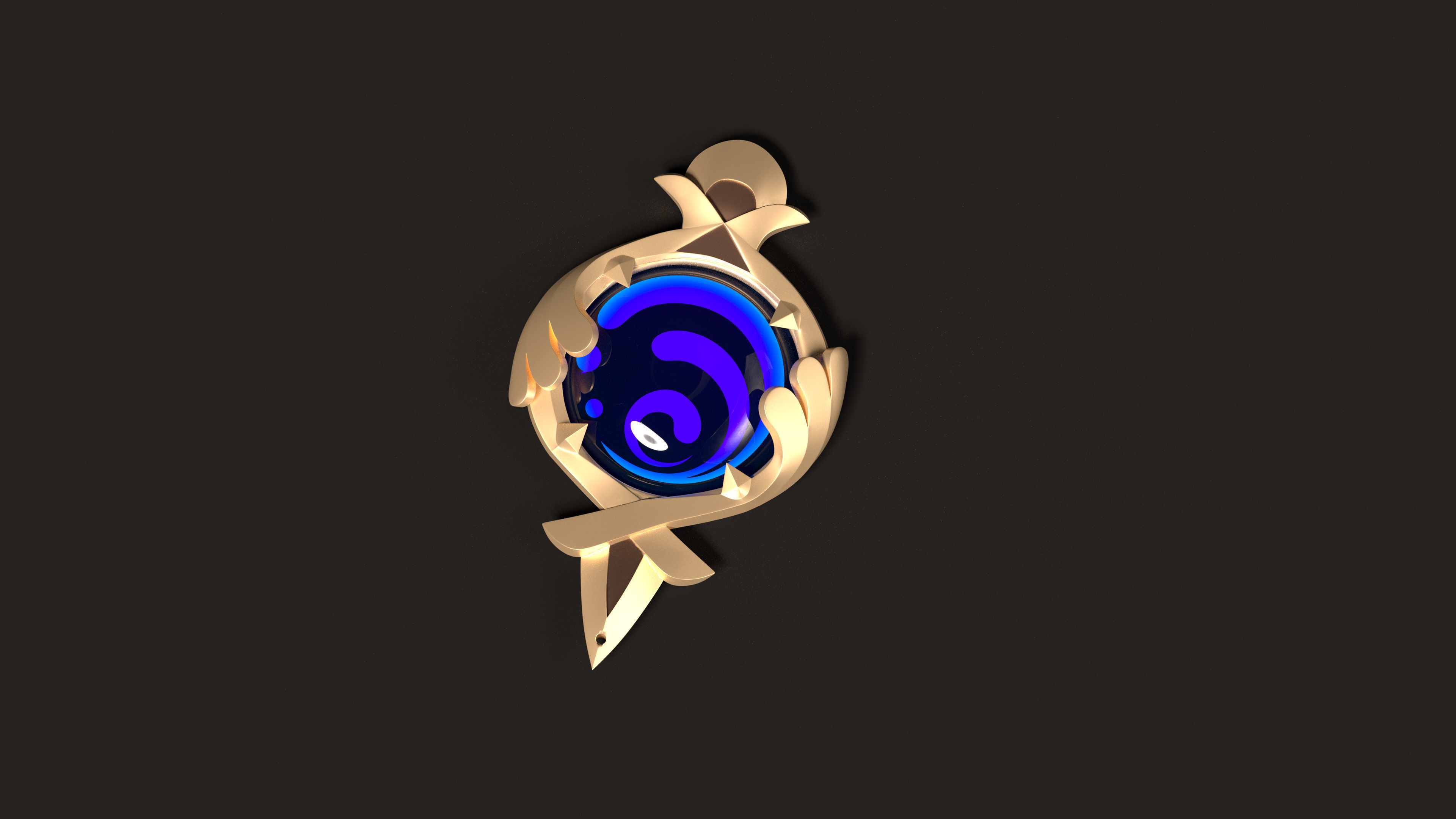 GENSHIN IMPACT - FURINA VISION 3D FILE STL 3D model 3D printable | CGTrader