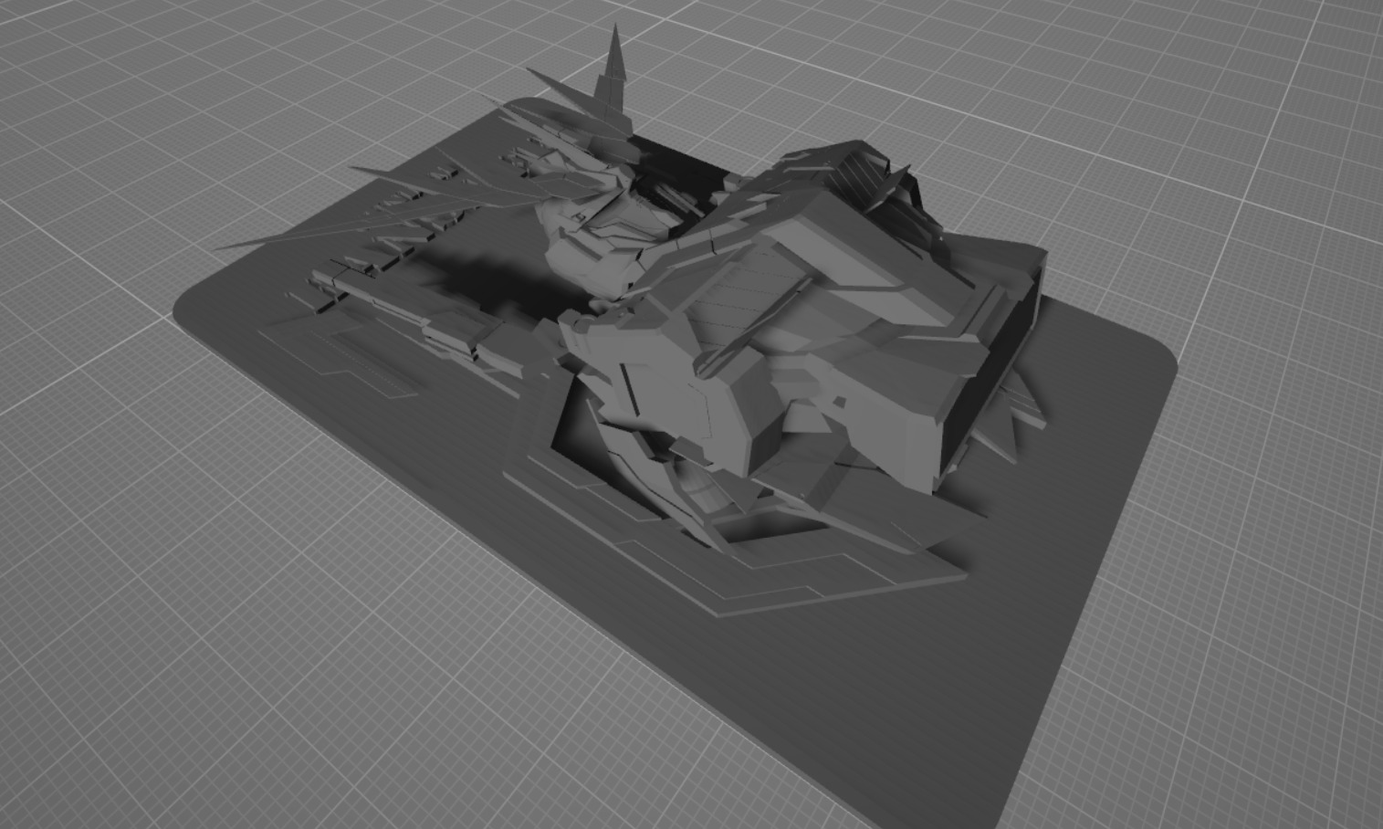 Gundam Banshee Wall art 3D model | CGTrader