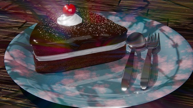 realistic cake free 3D model | CGTrader