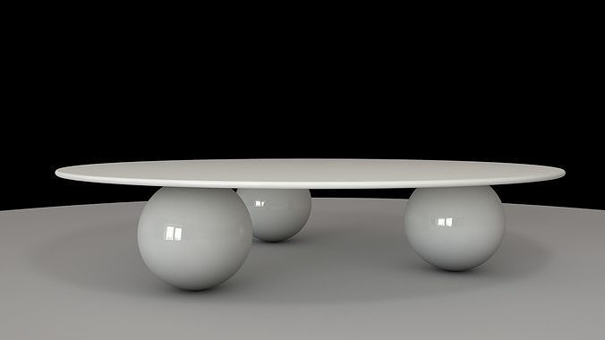 Futuristic Coffee Table 005 free 3D model | CGTrader