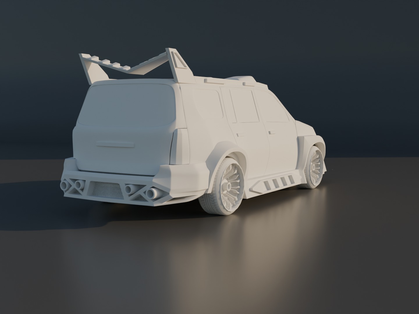 3D model Modified Toyota Probox VR / AR / low-poly | CGTrader