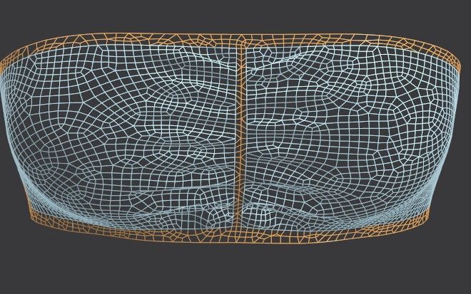 Women Character CLO Under Wear Strapless Bra 3D model free 3D model ...