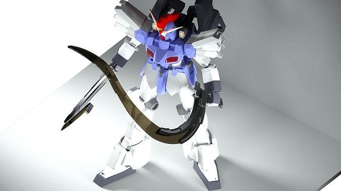 Gundam sandrock custom pose free Download free 3D model 3D printable ...