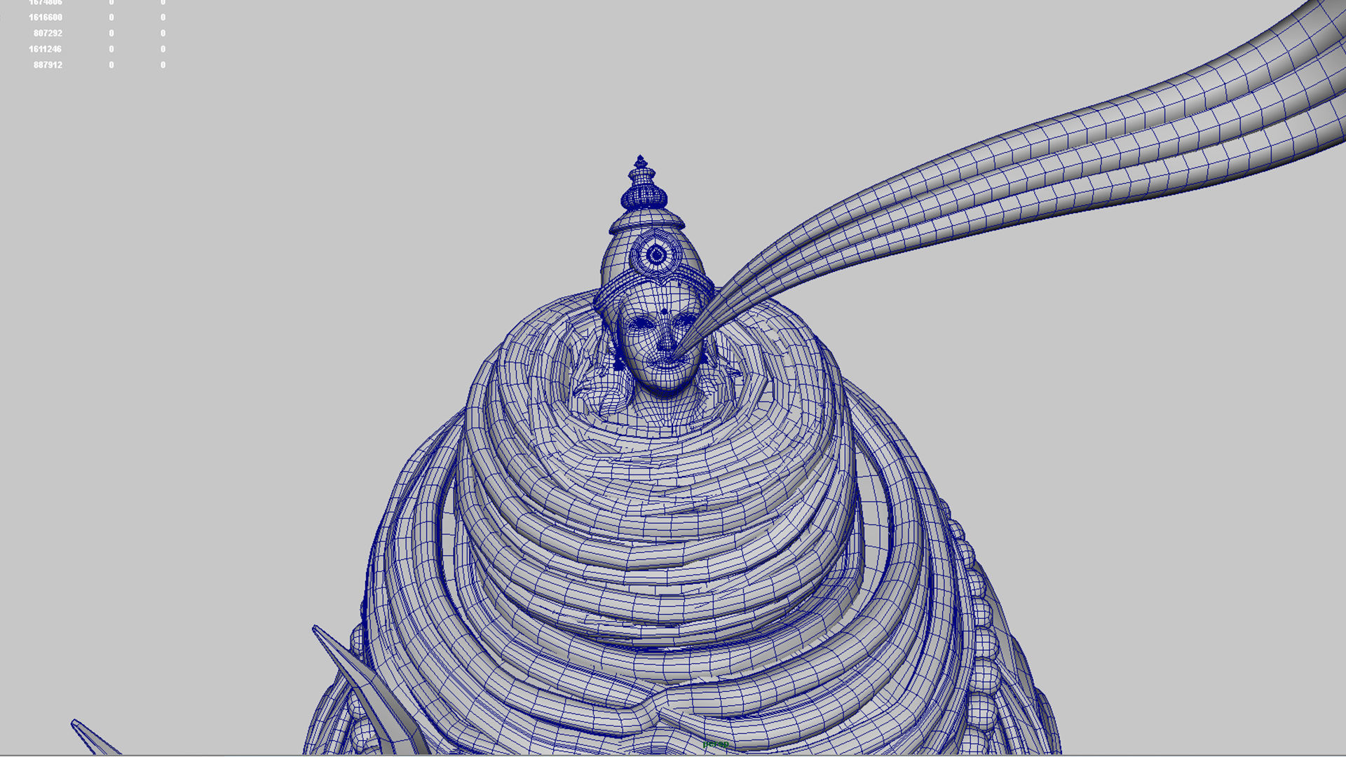lord shiva statue 3D model | CGTrader