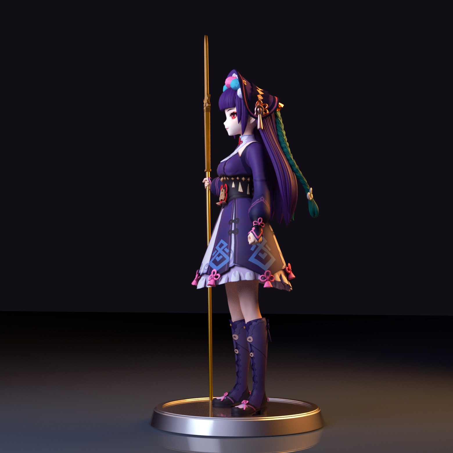 Yun Jin - Genshin Impact 3D model 3D printable | CGTrader