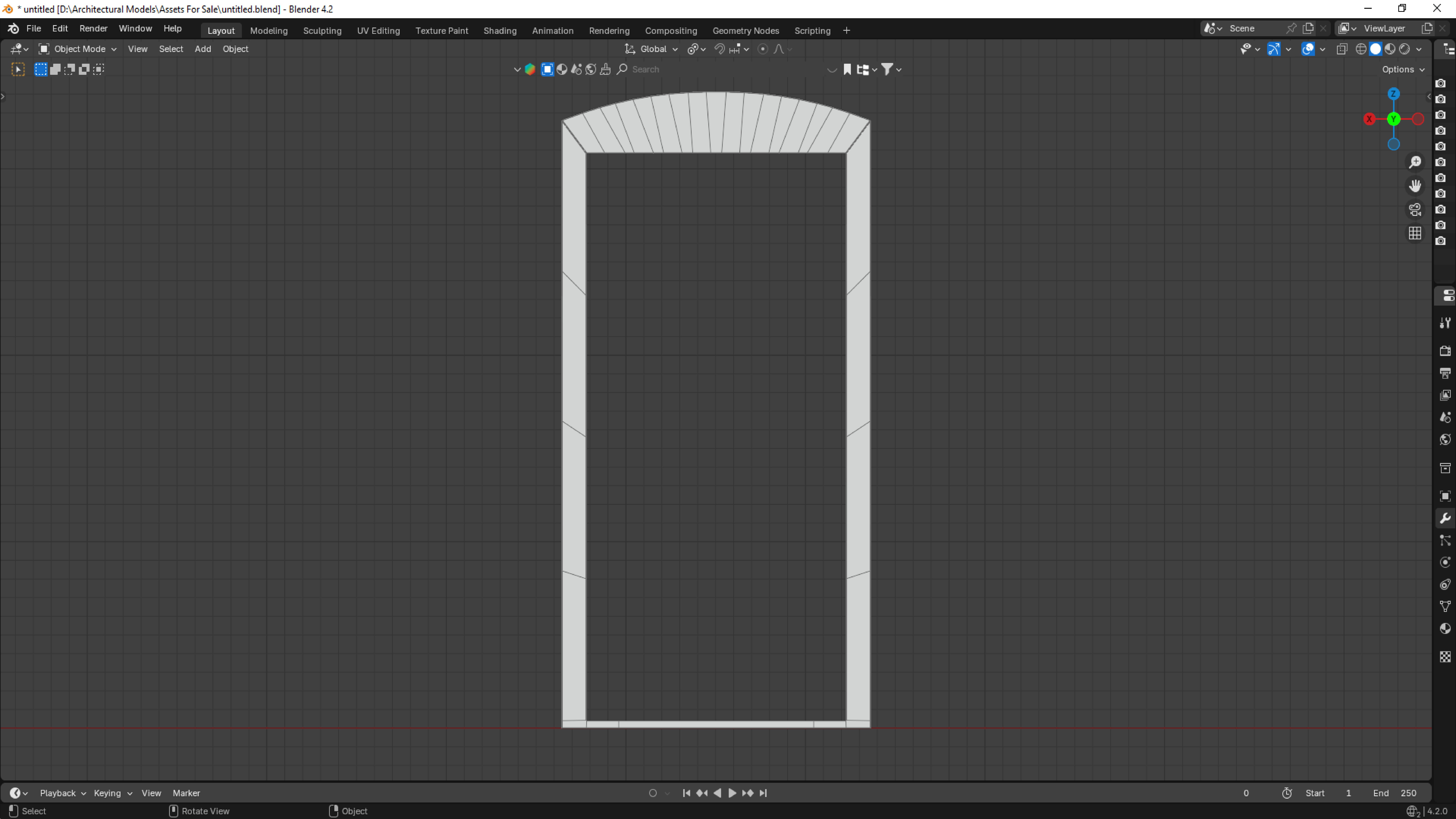 Architectural Arches free 3D model | CGTrader