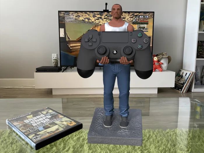 CJ SANANDREAS GTA free 3D model 3D printable | CGTrader