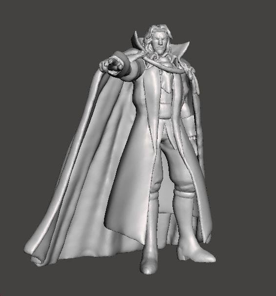 DRACULA VAMPIRE CASTLEVANIA MINIATURE MODEL HORROR FANTASY RPG 3D model ...