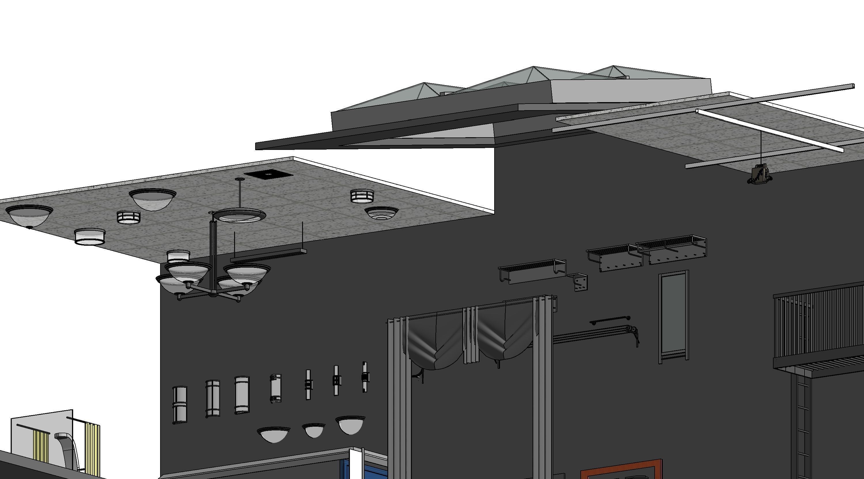 Outdoor Furniture Revit Family Parameter 3D model | CGTrader