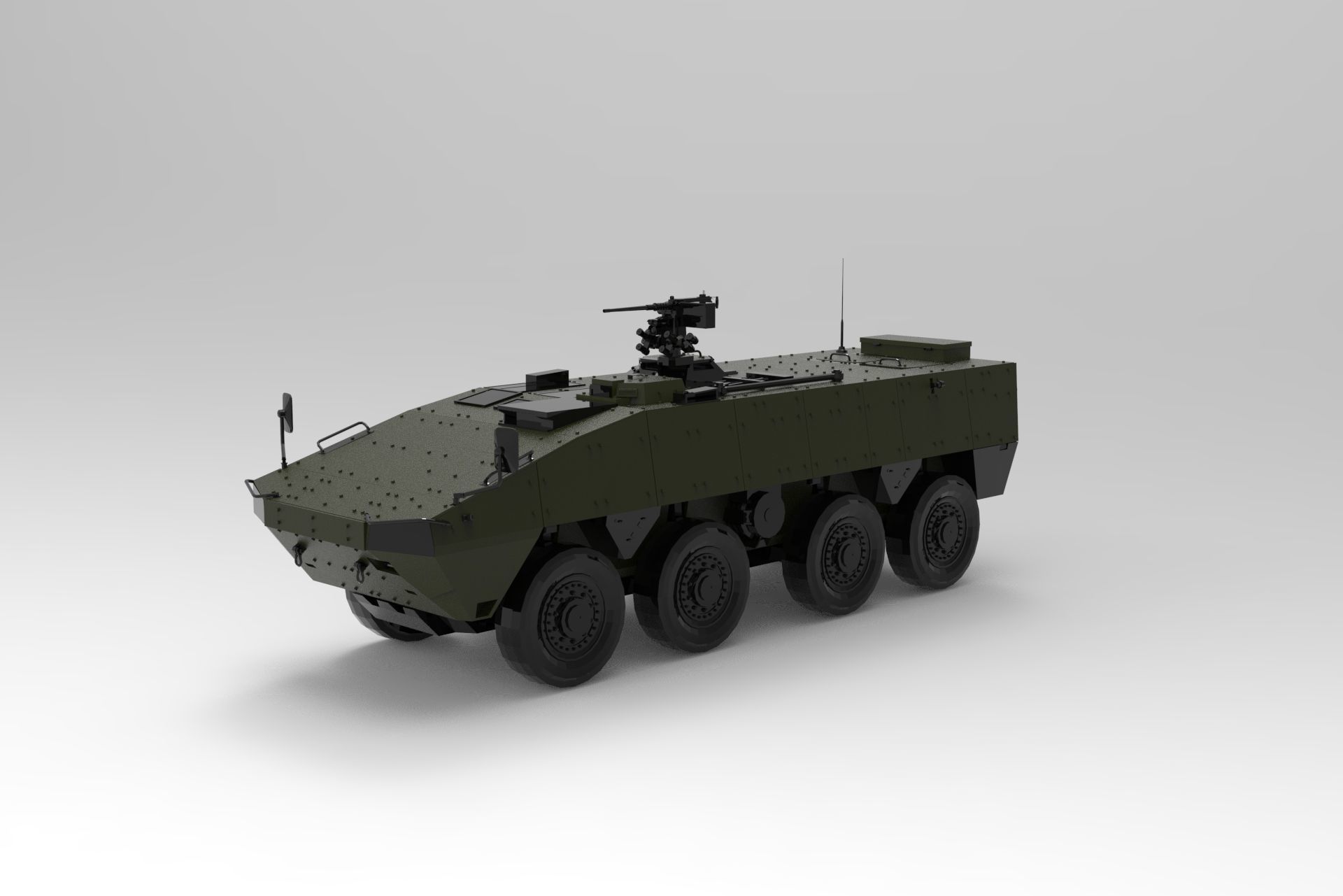 Patria AMV armored personnel carrier 3D model | CGTrader
