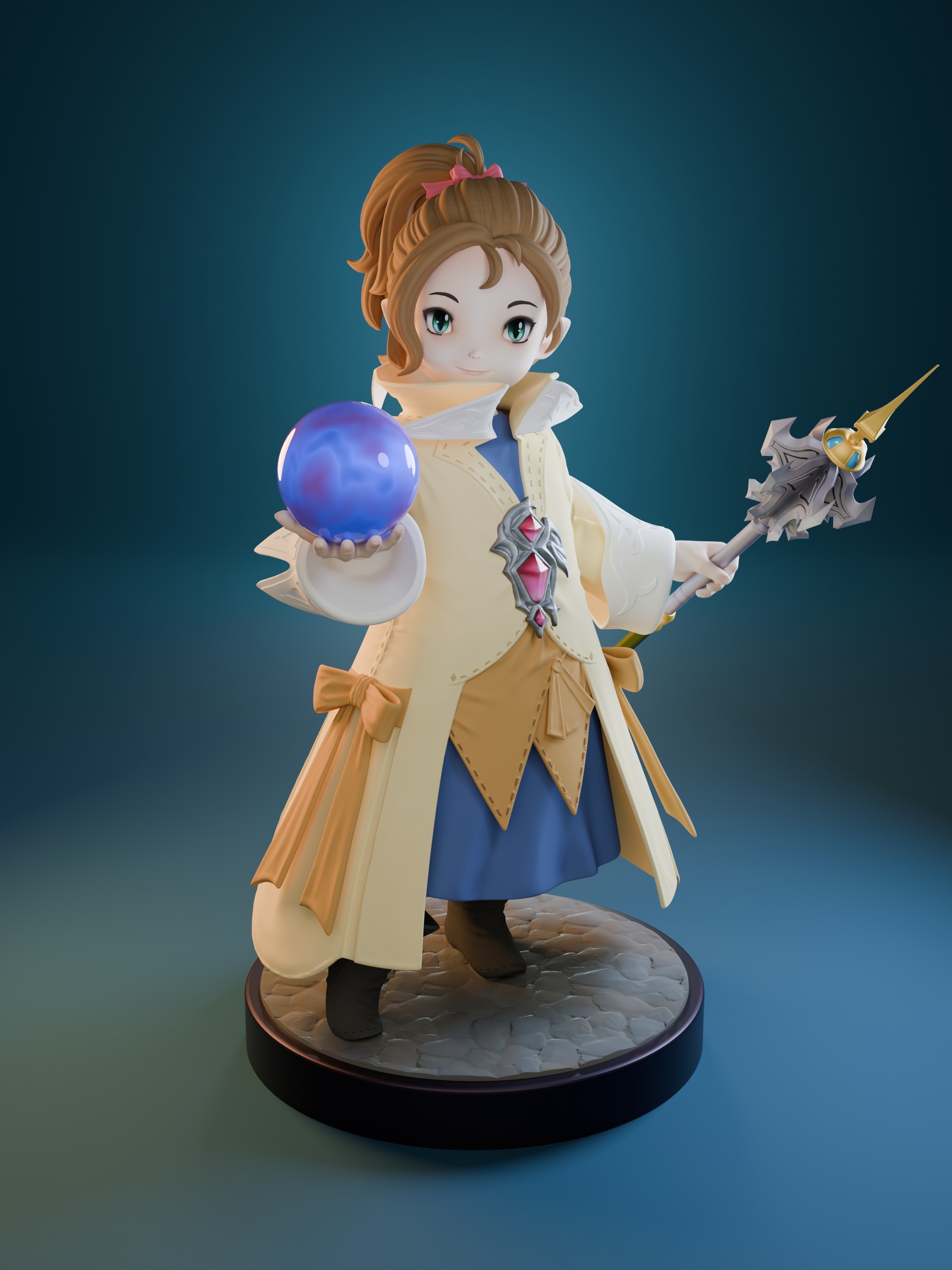 Krile - Final Fantasy XIV 3D model 3D printable | CGTrader
