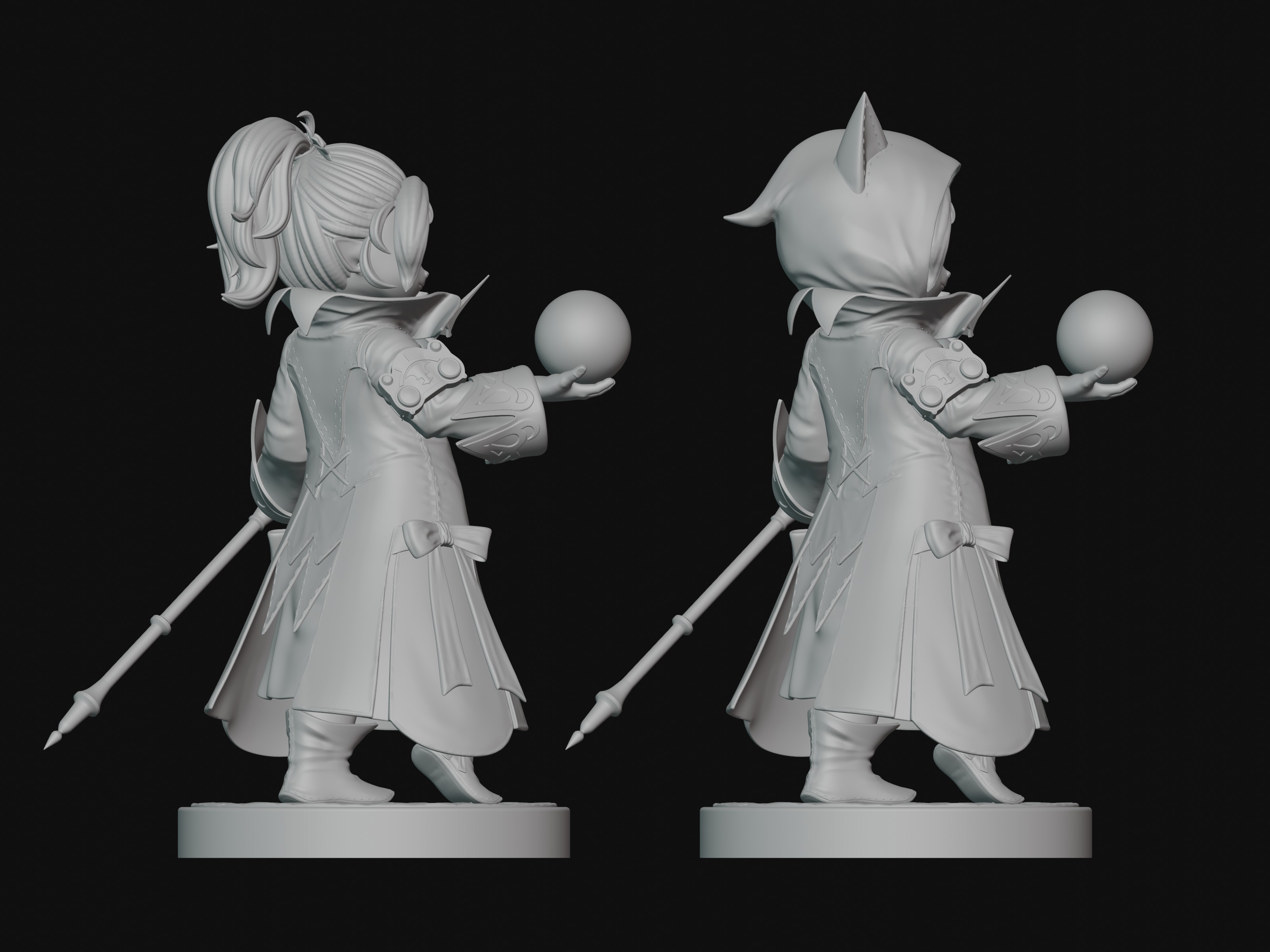 Krile - Final Fantasy XIV 3D model 3D printable | CGTrader