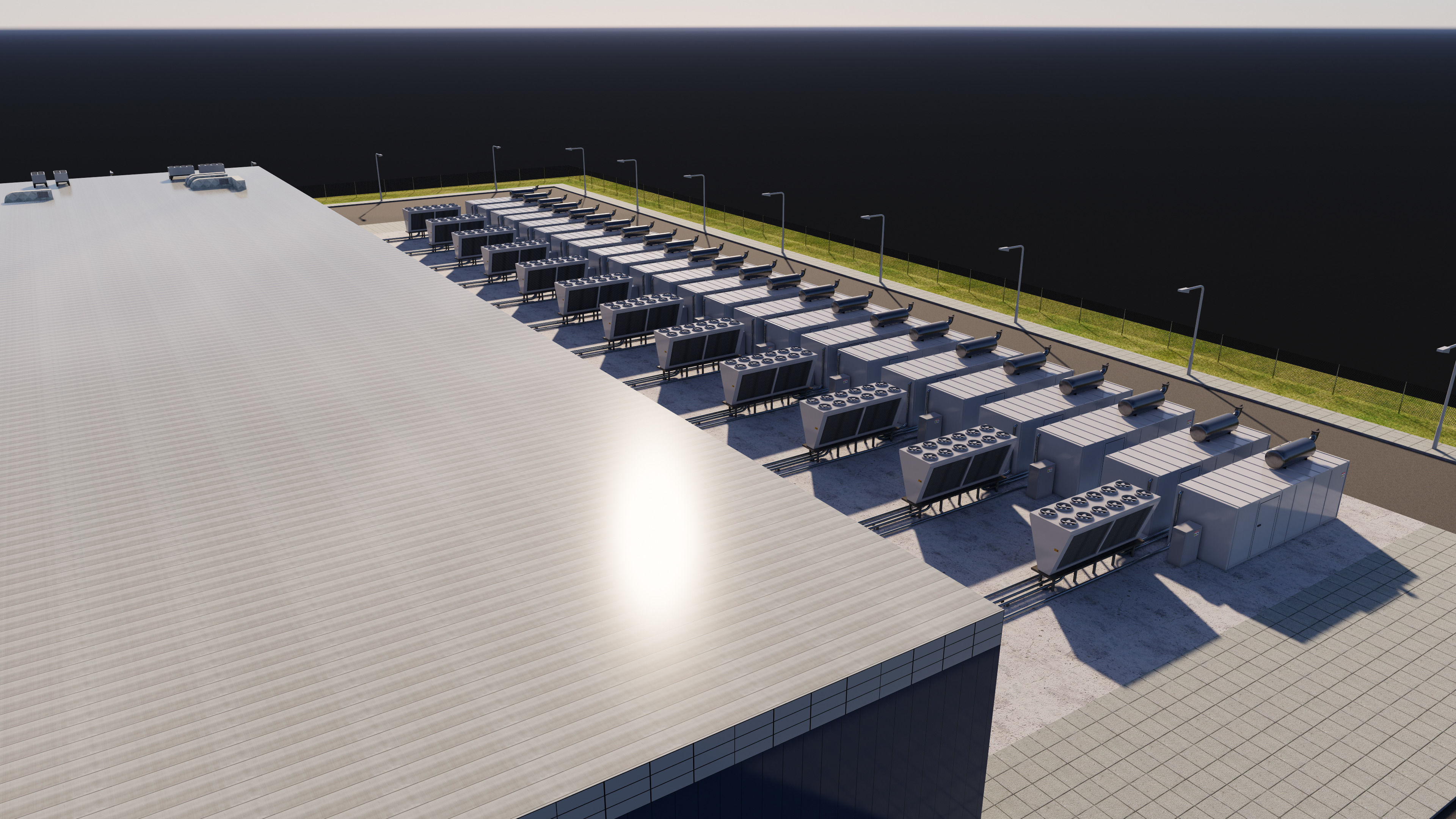 Data Center Building 3D model | CGTrader