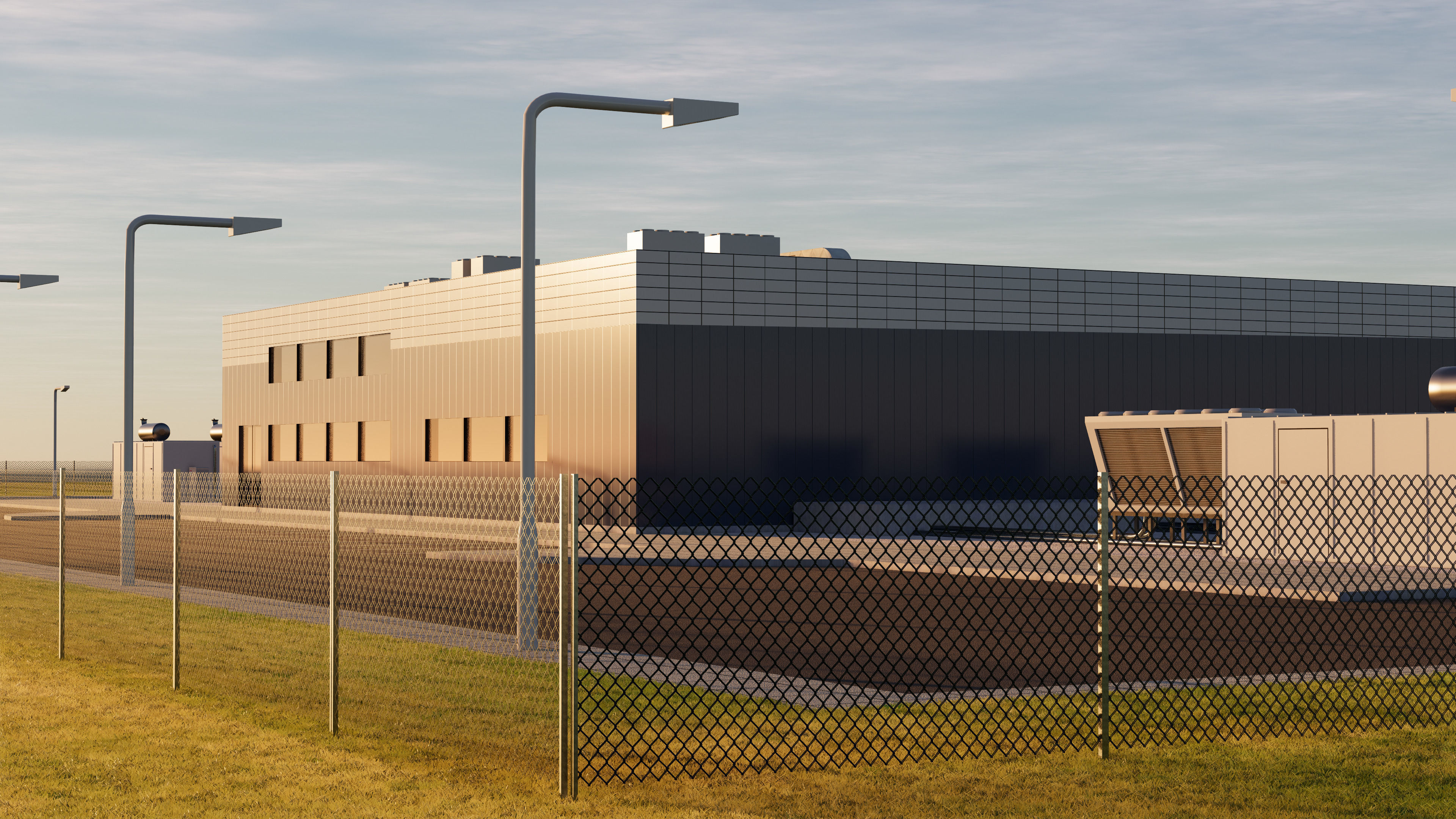 Data Center Building 3D model | CGTrader
