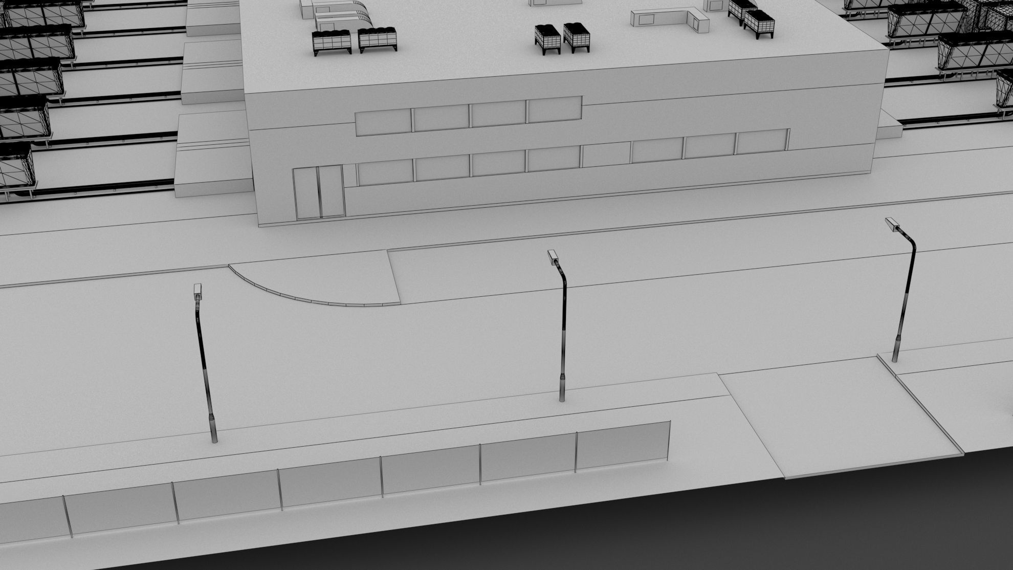 Data Center Building 3D model | CGTrader