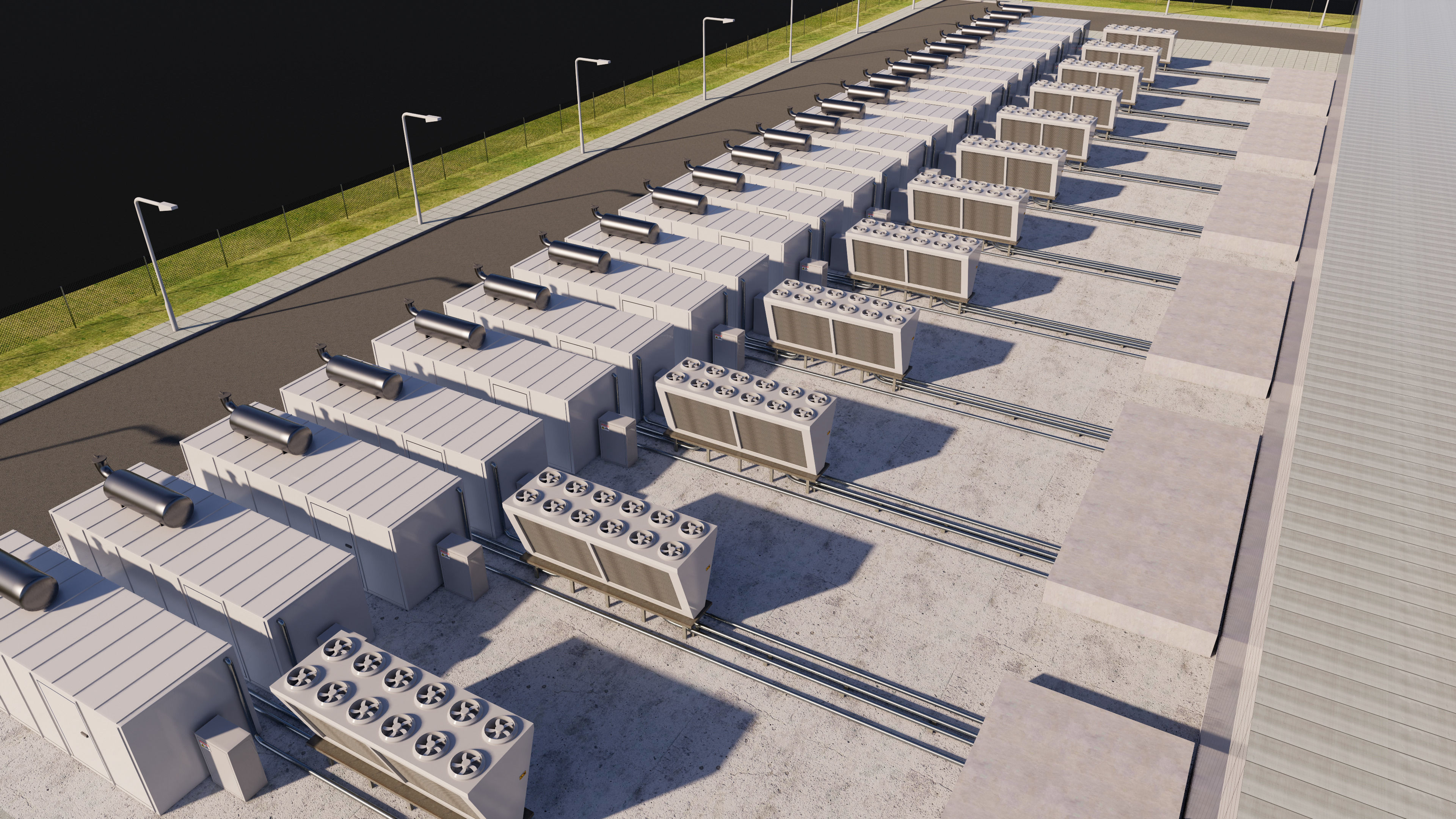 Data Center Building 3D model | CGTrader