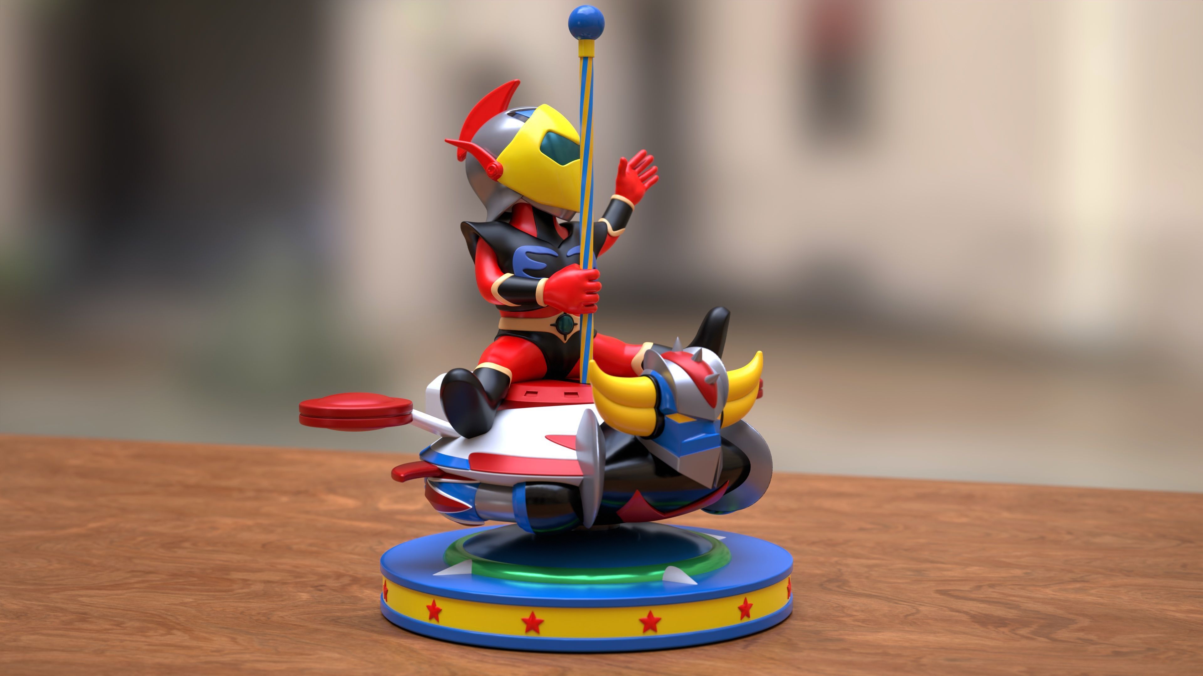 Shibi Actarus 3D model 3D printable | CGTrader