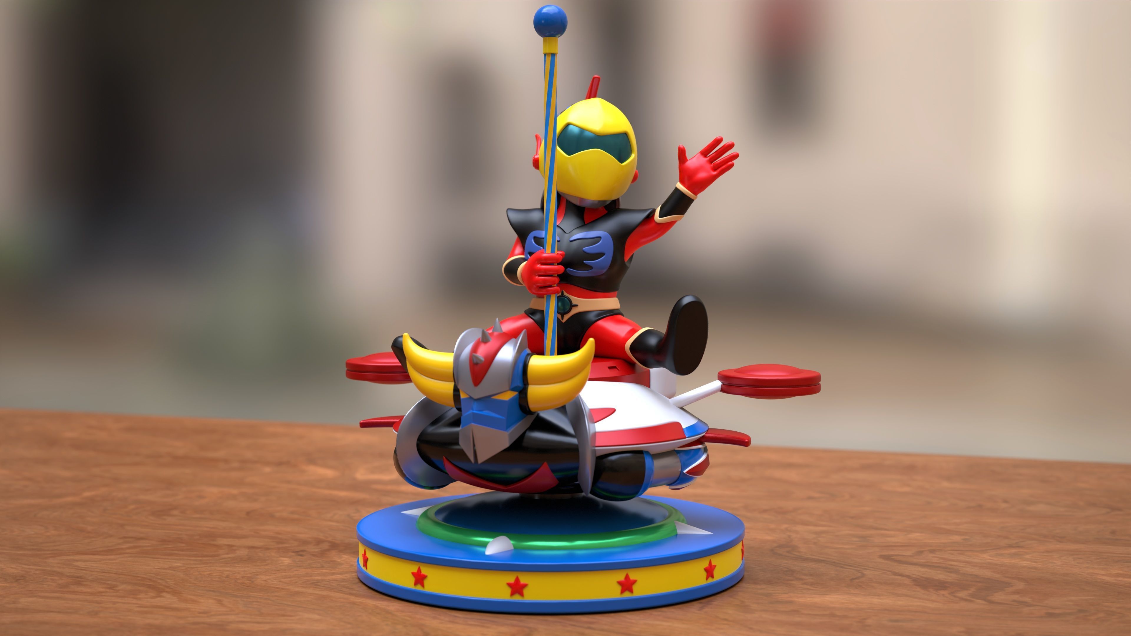 Shibi Actarus 3D model 3D printable | CGTrader