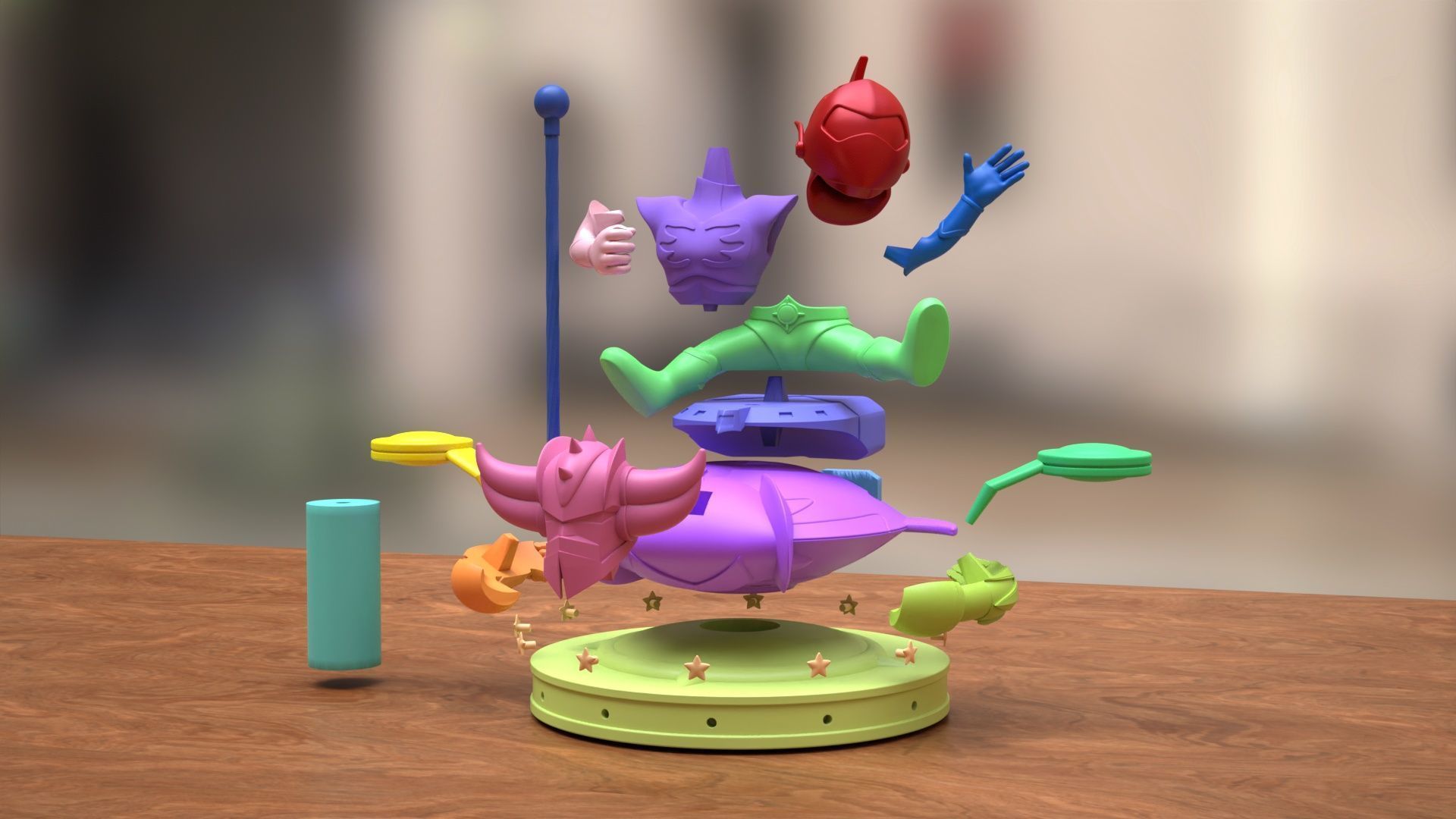 Shibi Actarus 3D model 3D printable | CGTrader