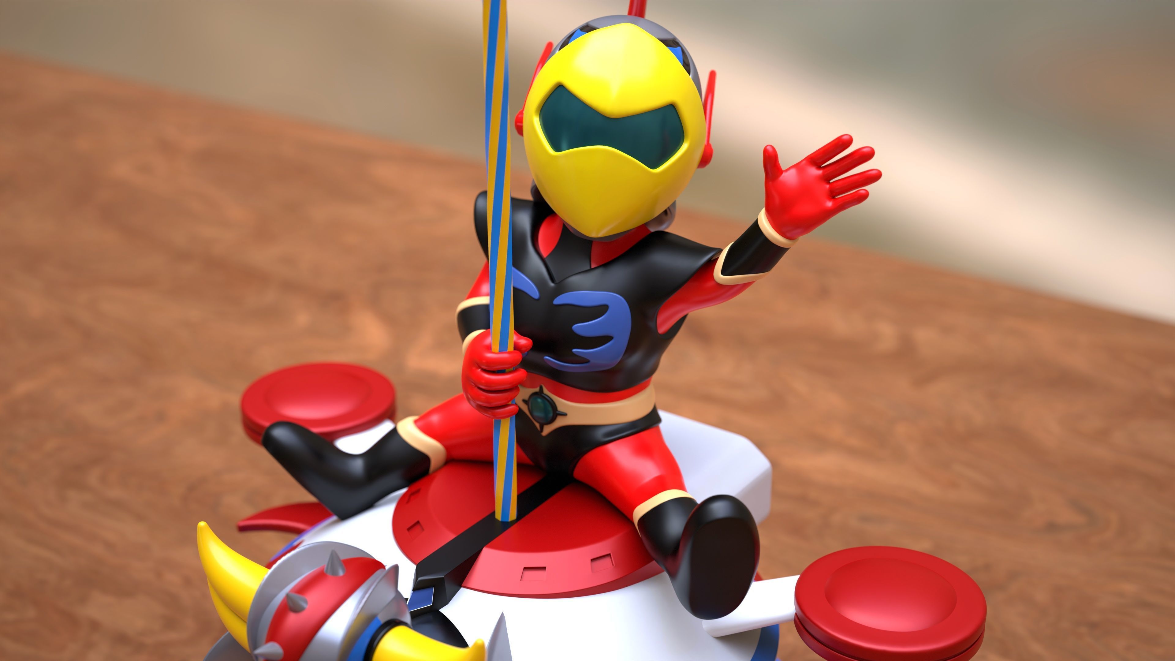 Shibi Actarus 3D model 3D printable | CGTrader