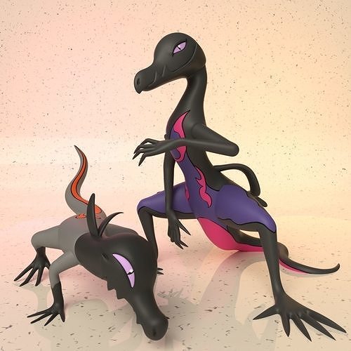 salandit evolution line 3D model 3D printable | CGTrader