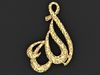 Allah Locket 3D model 3D printable | CGTrader