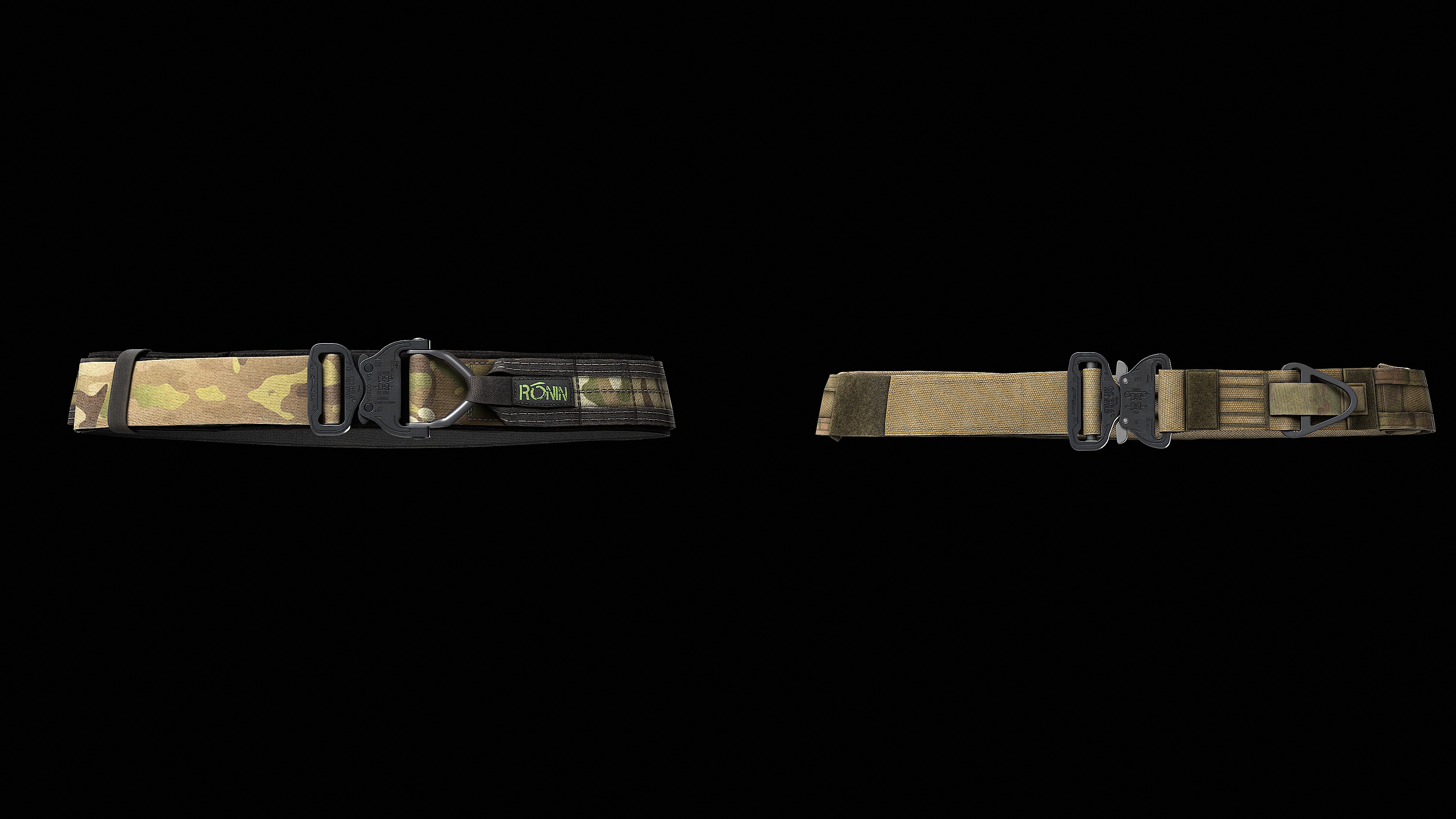 3D model Two belts TYR TACTICAL GUNFIGHTER BELT and SENSHI Belt VR / AR ...