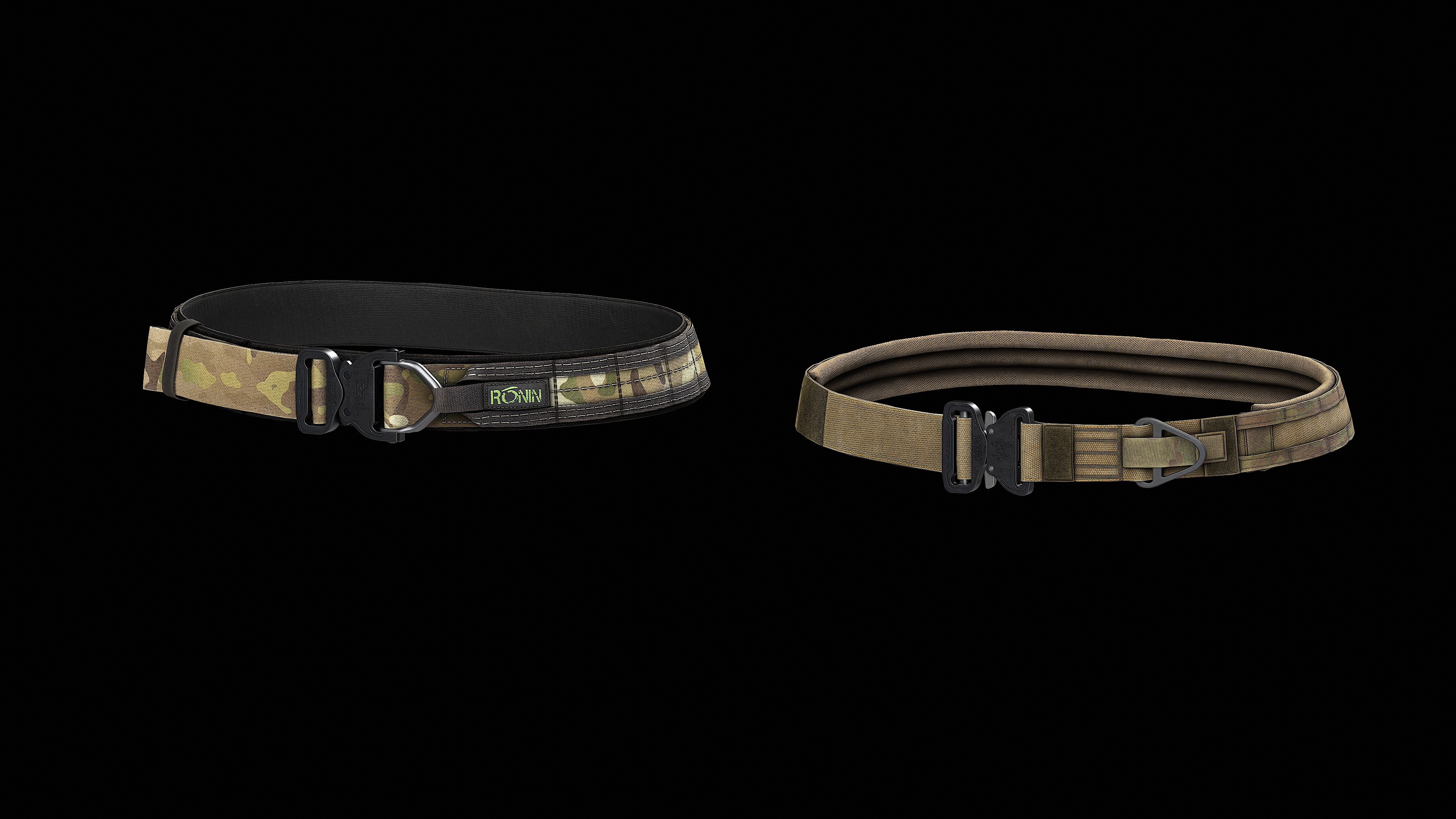3D model Two belts TYR TACTICAL GUNFIGHTER BELT and SENSHI Belt VR / AR ...