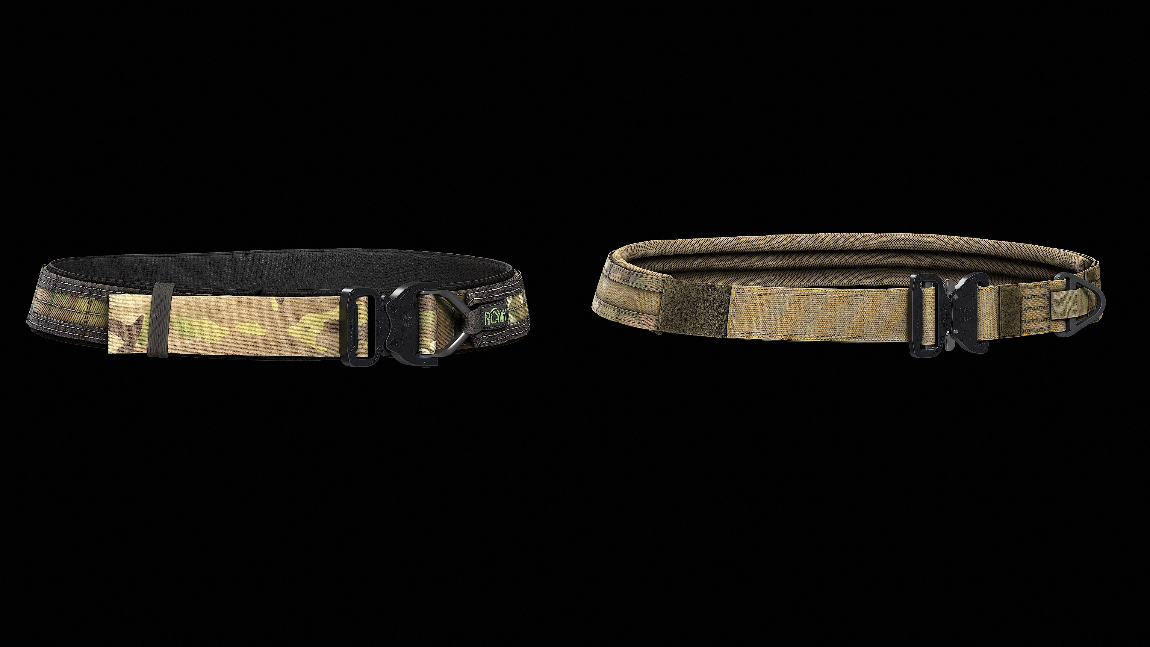 3D model Two belts TYR TACTICAL GUNFIGHTER BELT and SENSHI Belt VR / AR ...
