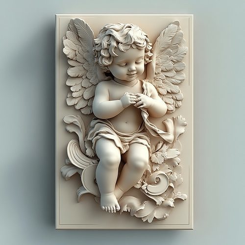 Angel 3D model 3D printable | CGTrader