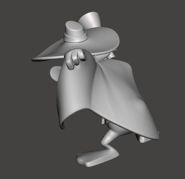 VIGILANTE DARK WING DUCK MINIATURE MODEL FANTASY SUPERHERO RPG 3D model ...