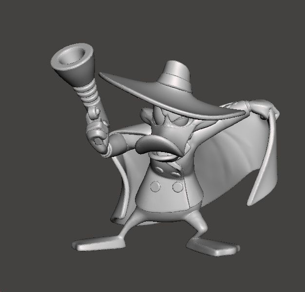 VIGILANTE DARK WING DUCK MINIATURE MODEL FANTASY SUPERHERO RPG 3D model ...