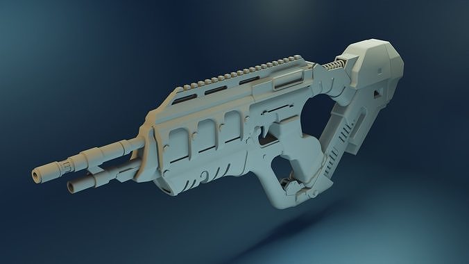 Assault Rifle free 3D model | CGTrader