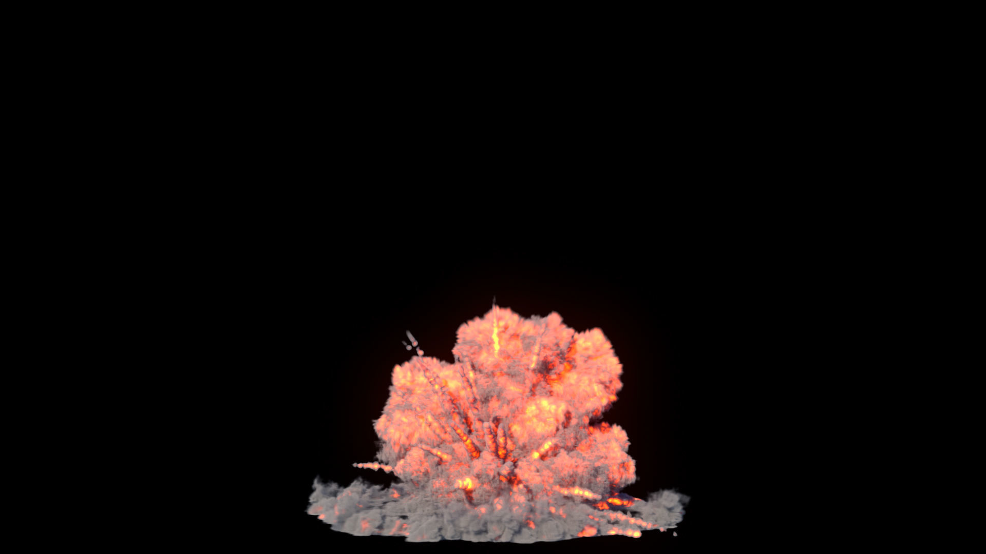 Explosion 03 VDB Animated Sequence 3D model animated | CGTrader
