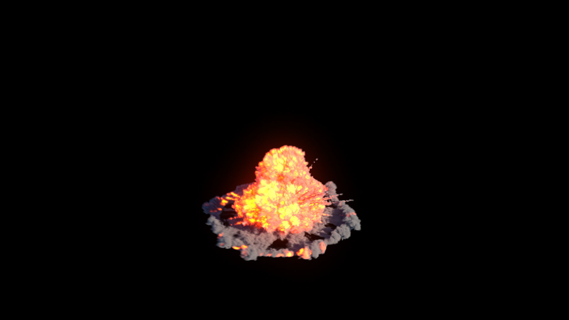 Explosion 03 VDB Animated Sequence 3D model animated | CGTrader