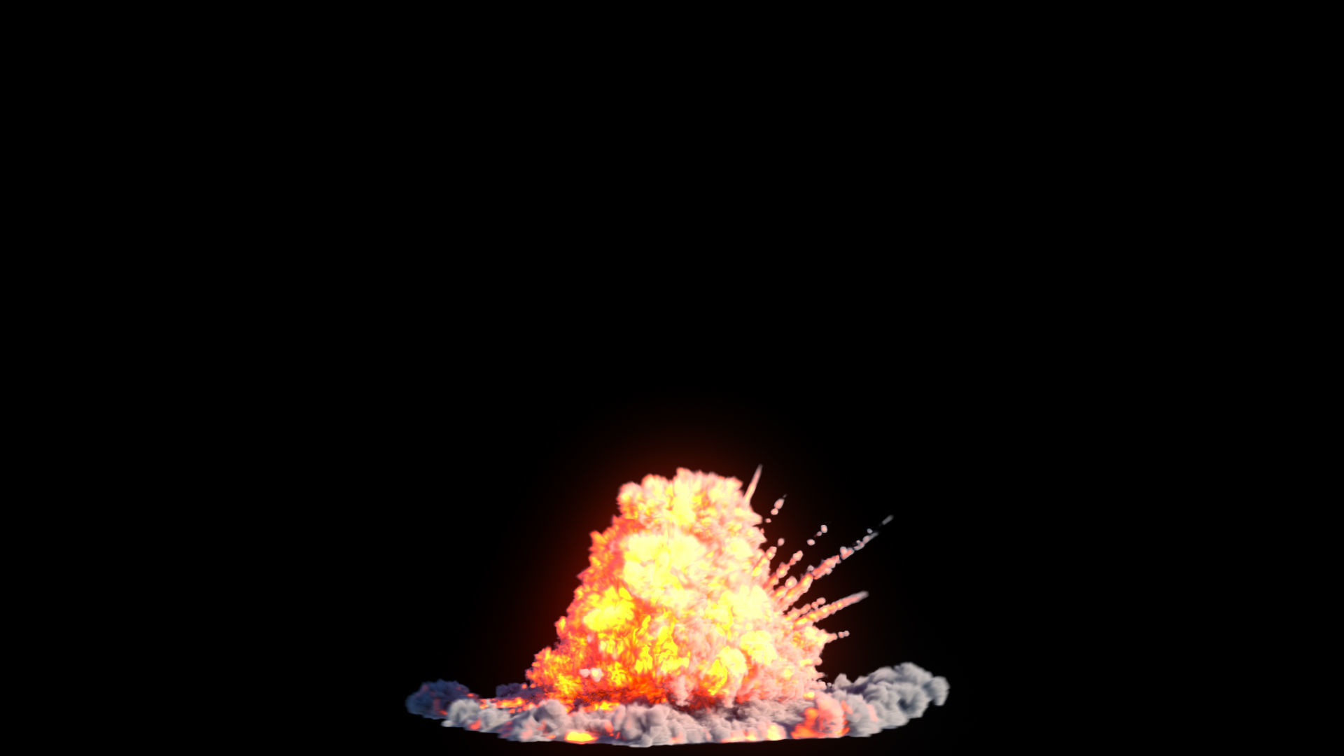 Explosion 03 VDB Animated Sequence 3D model animated | CGTrader