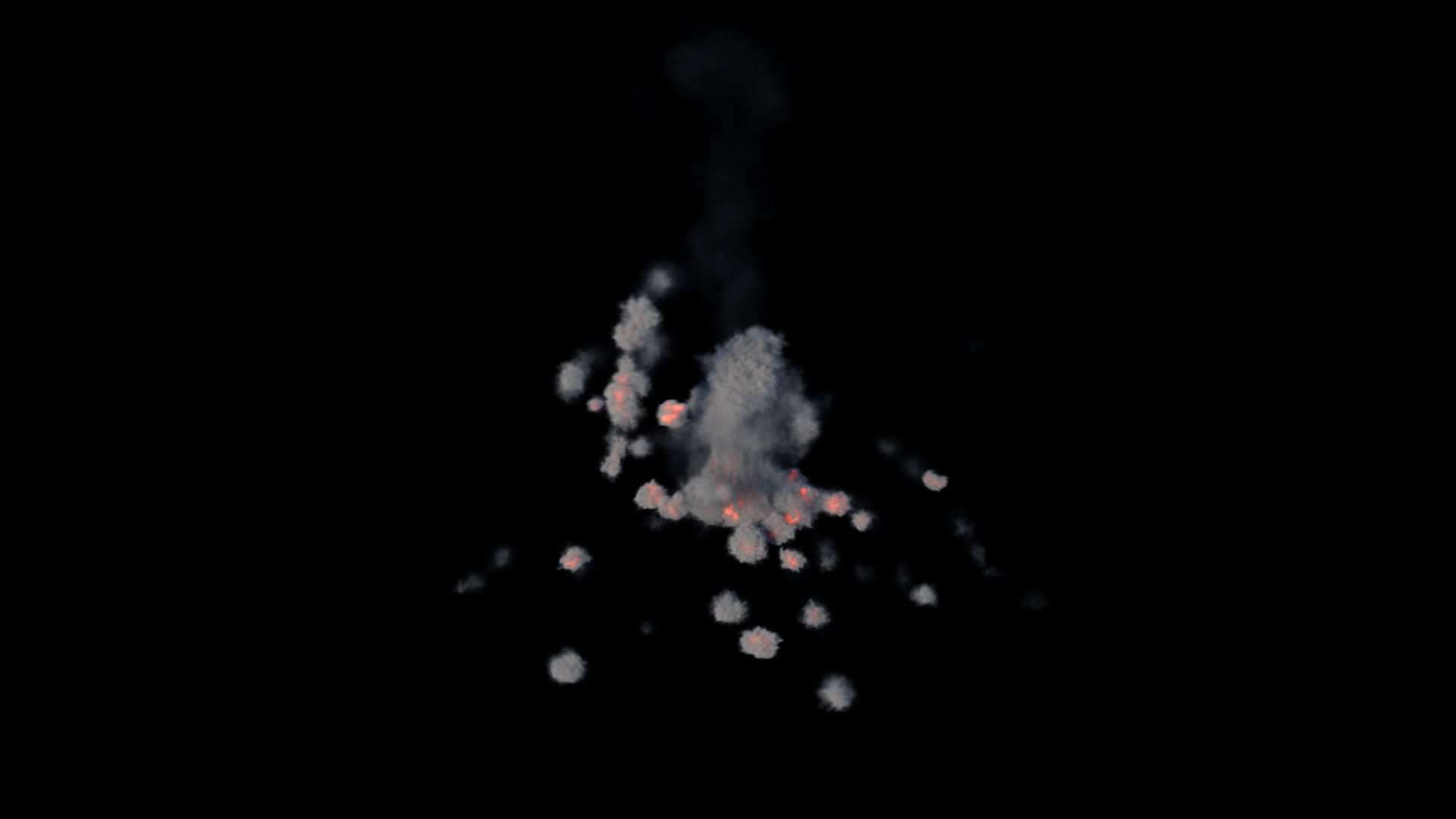 Explosion 03 VDB Animated Sequence 3D model animated | CGTrader