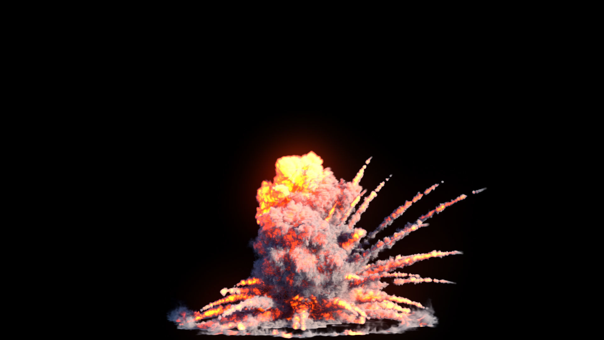 Explosion 03 VDB Animated Sequence 3D model animated | CGTrader