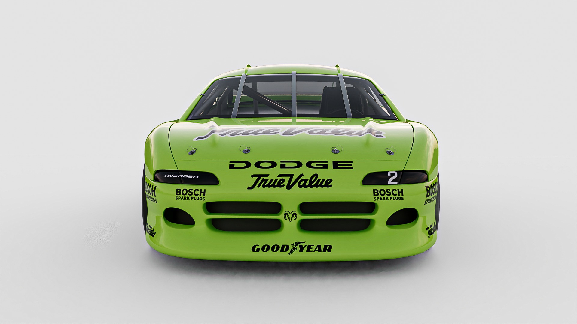 1994 Dodge Avenger IROC Series Stock Car 3D model | CGTrader