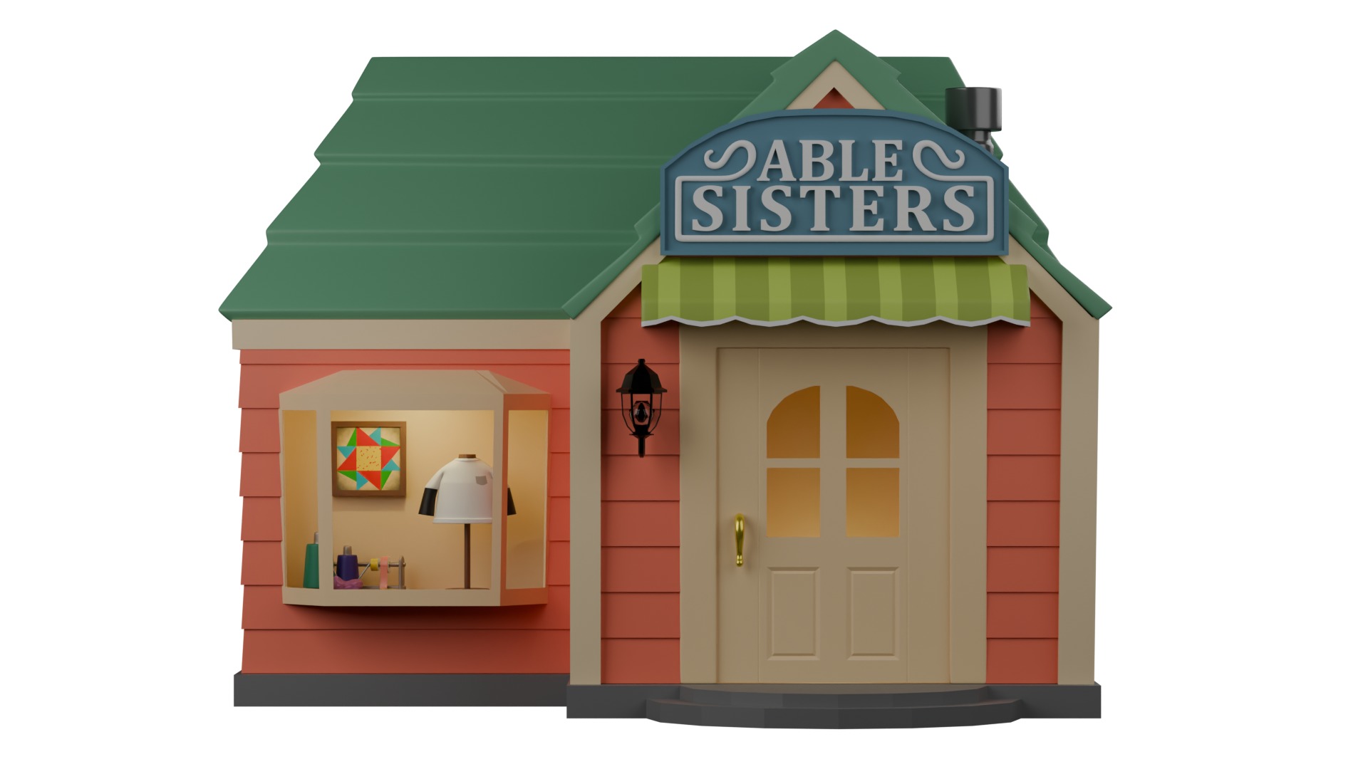 Animal Crossing Able Sisters Shop 3D model 3D model | CGTrader
