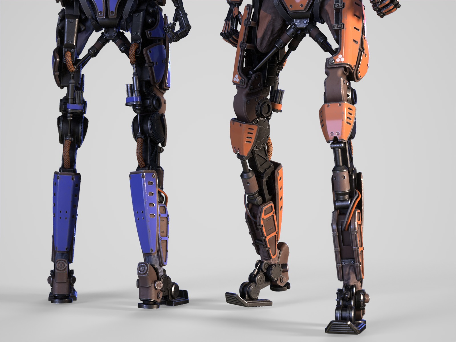 Highly detailed robot model 3D model animated rigged | CGTrader