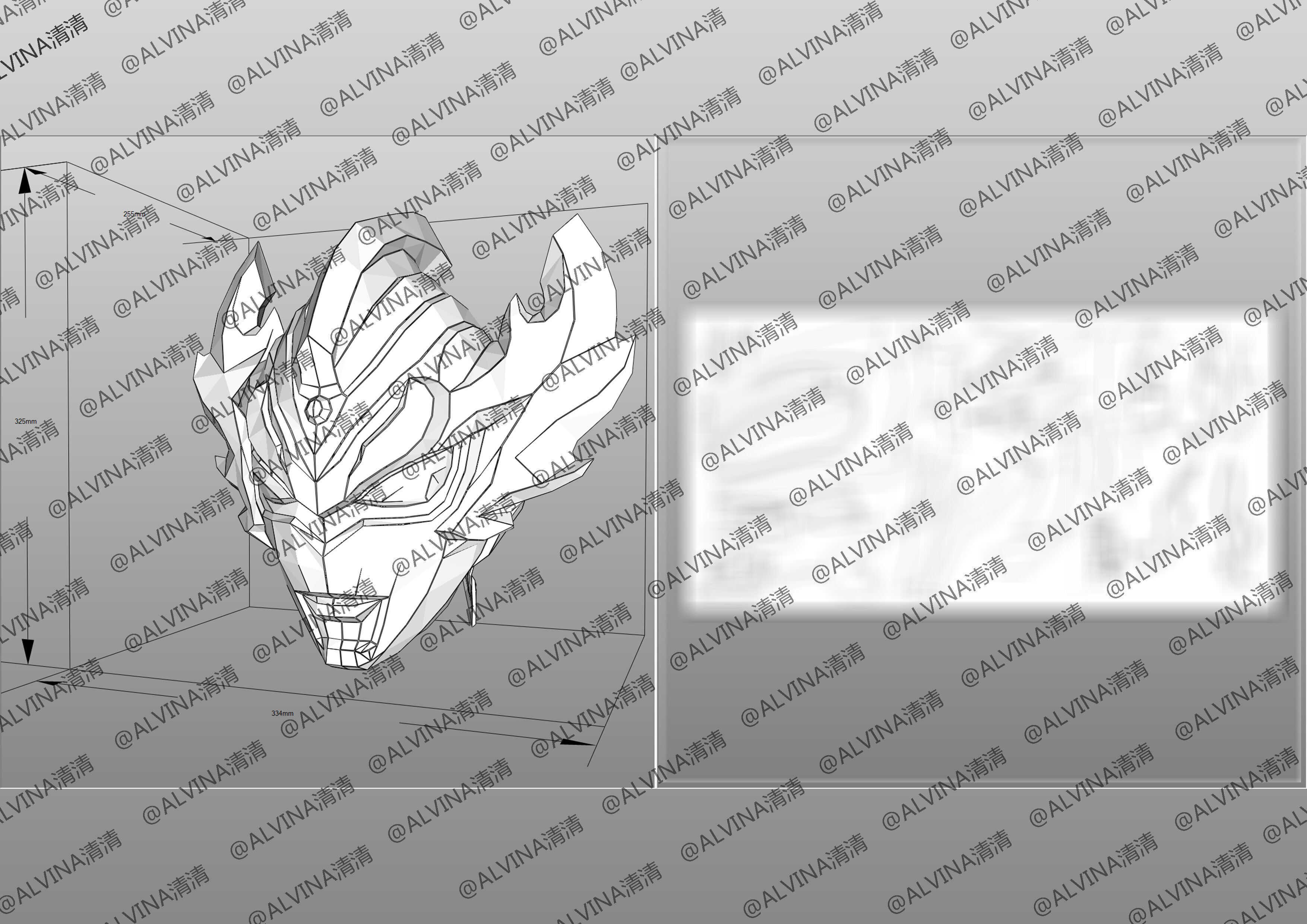 3D model Ultraman Taiga Tri-Strium Armor - DIY Cosplay Pepakura Foam VR ...