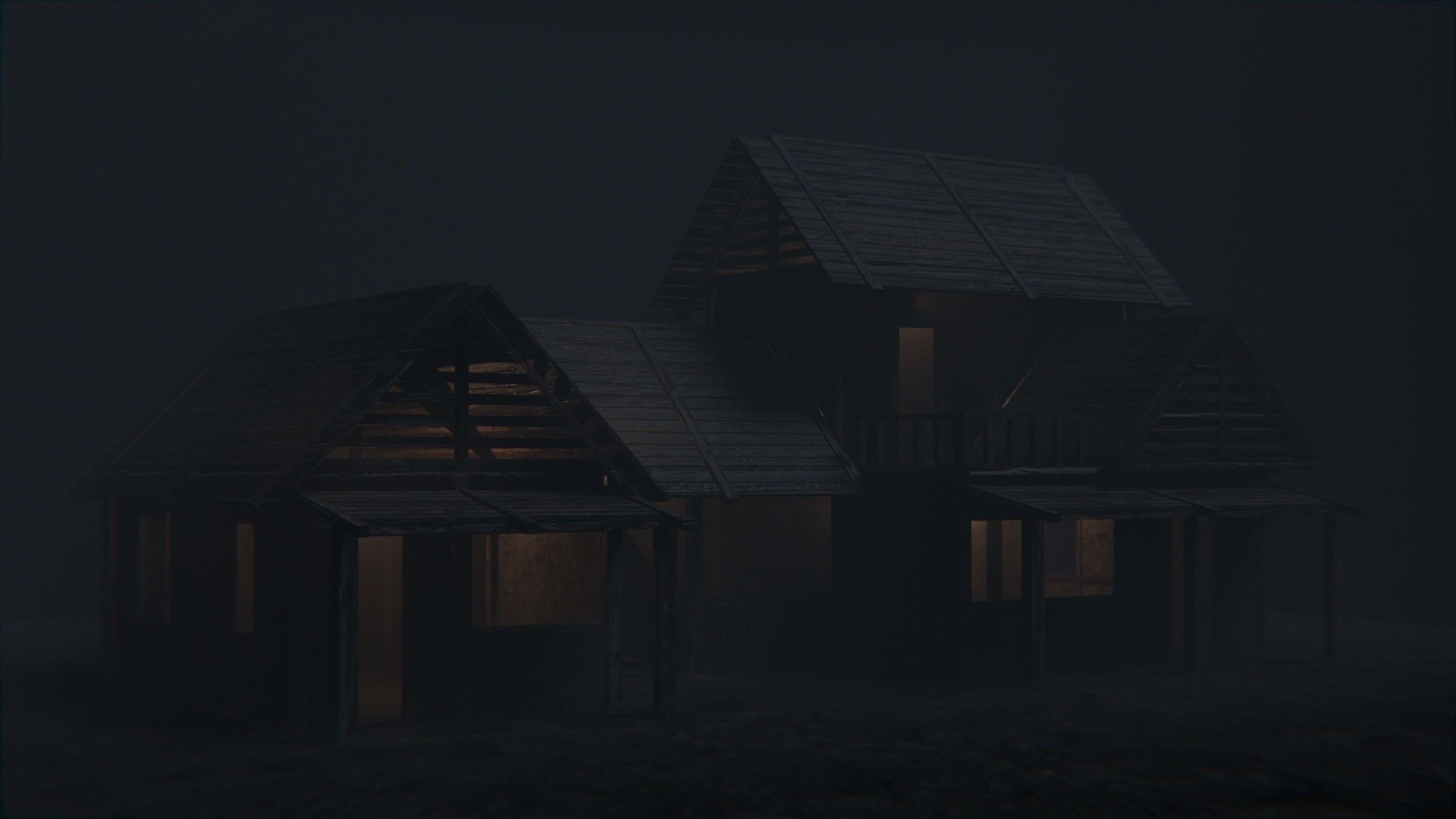 3D model Horror Scene House VR / AR / low-poly | CGTrader